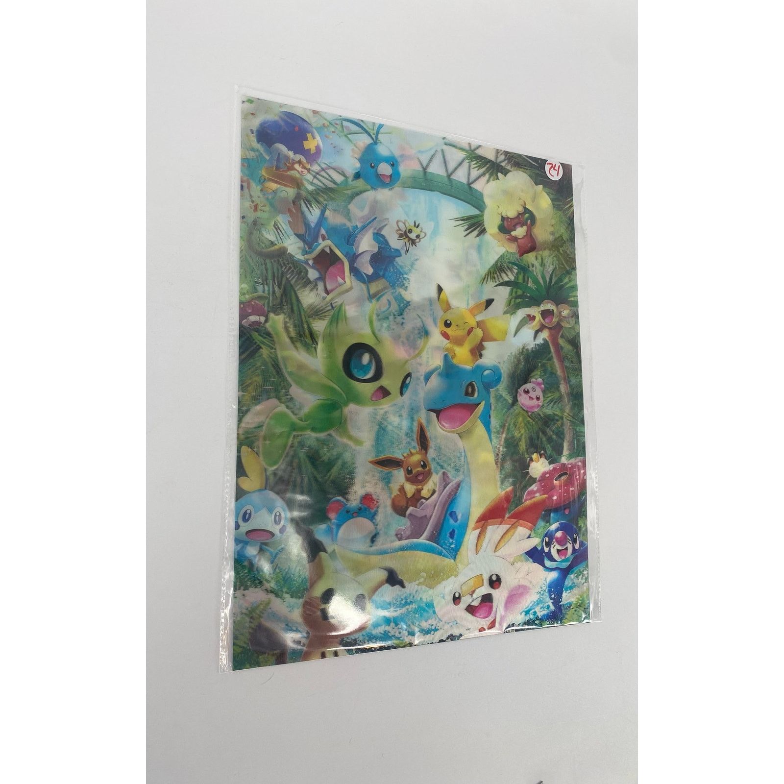 Pokemon 3D Lenticular Anime Poster Holographic Pokémon poster | Grailed