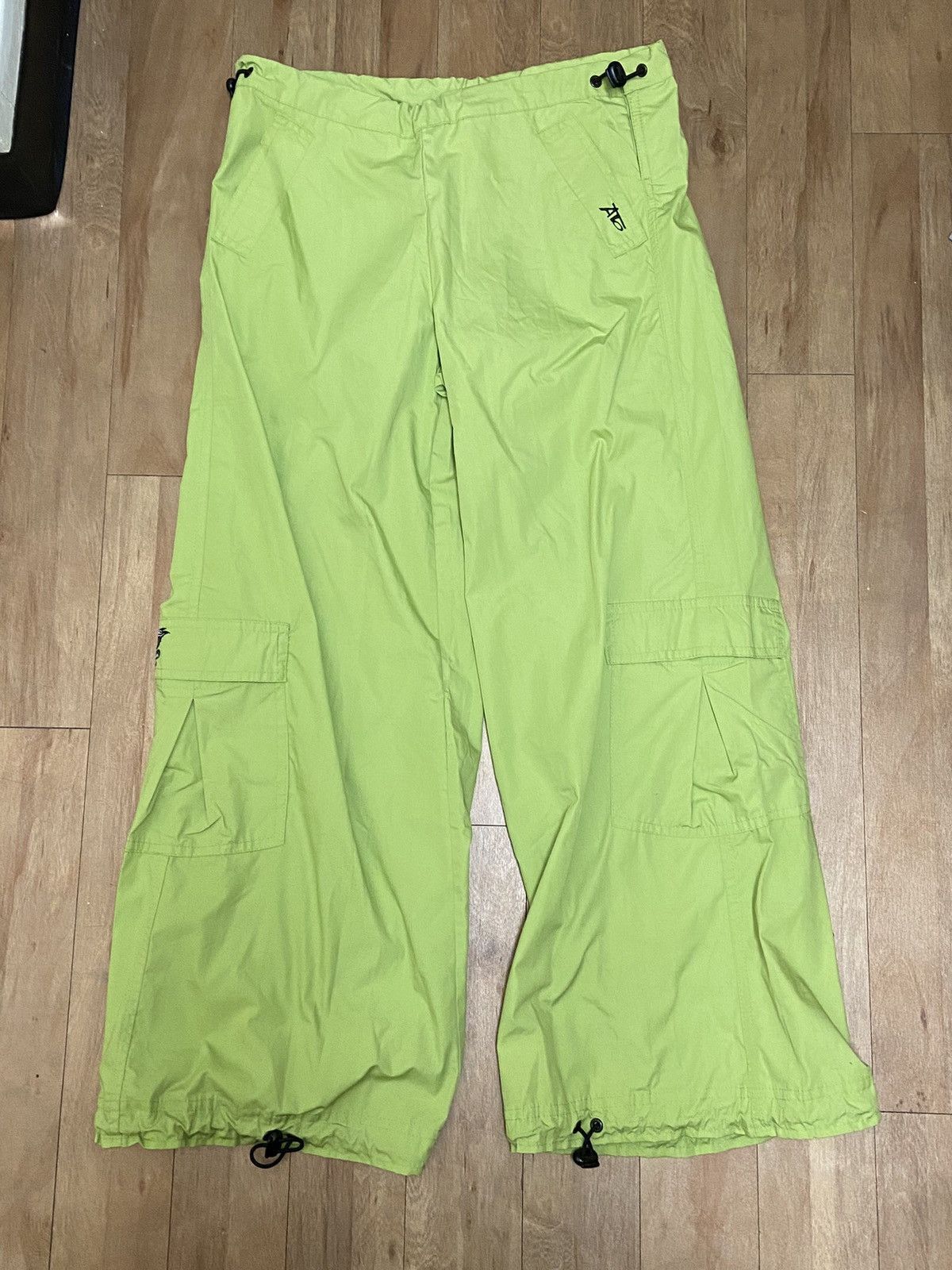 Vintage Neon 80s River River Pants, Flared, Cargo | Grailed