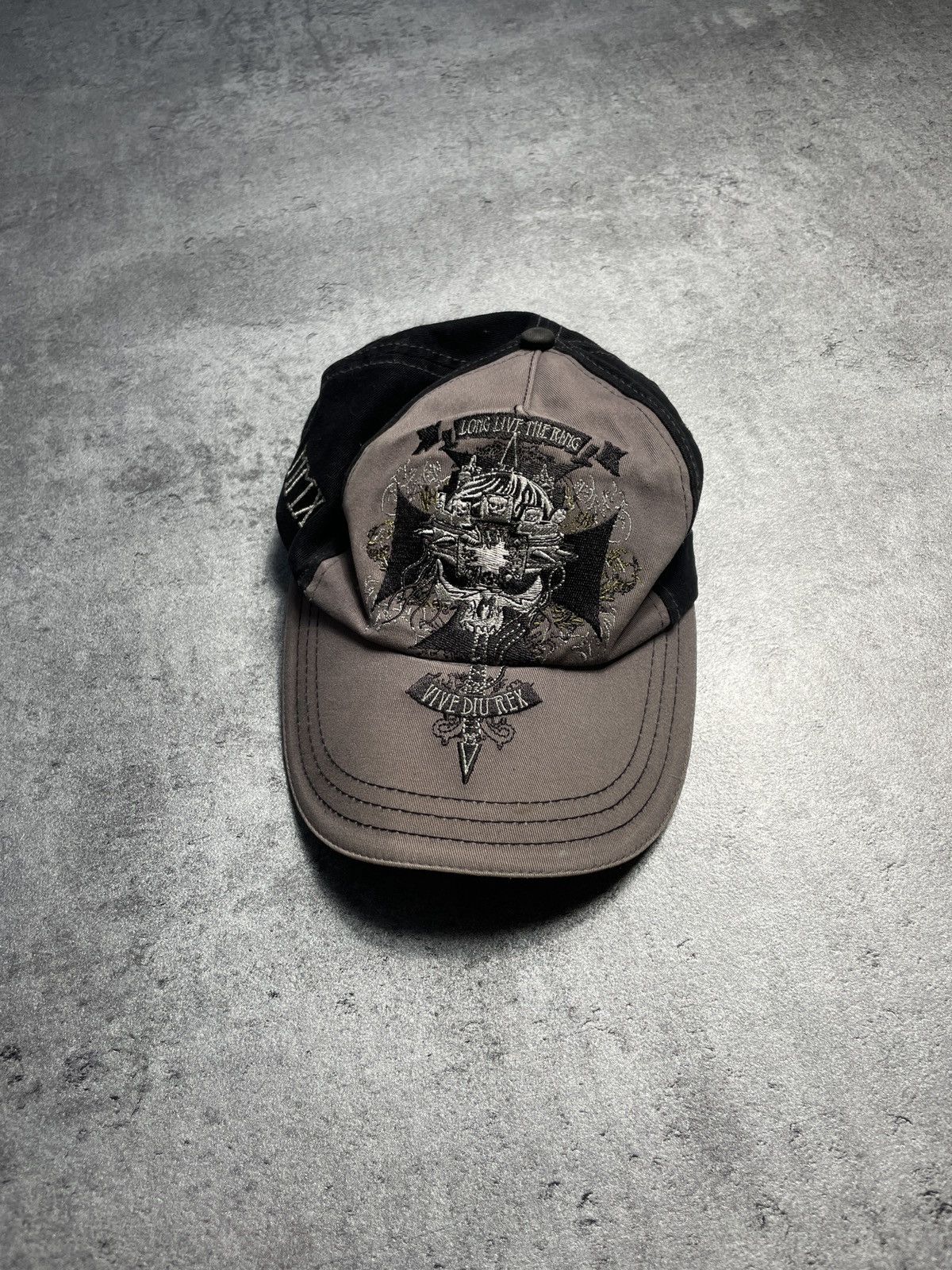 Affliction wwf skull cross affliction style sematary draingang hat ...