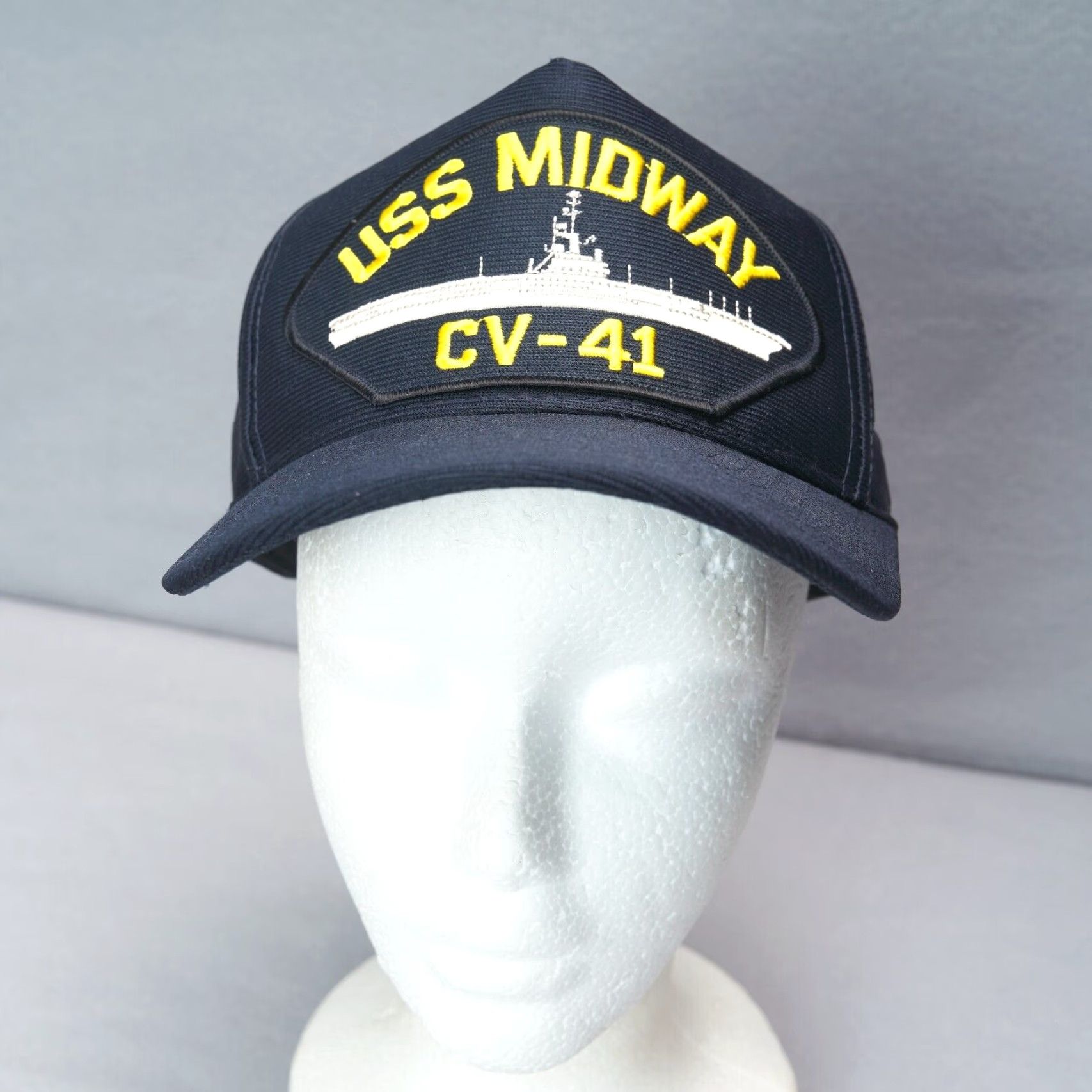 Bally US Navy USS Midway CV-41 Mens Snapback Hat US Military Official ...