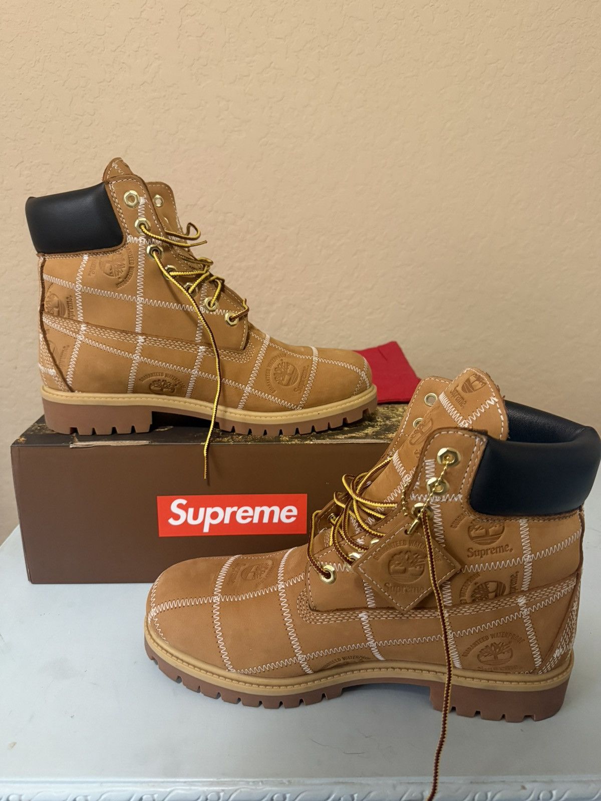 Supreme × Timberland Supreme X Timberland Collab Brown sz9 | Grailed