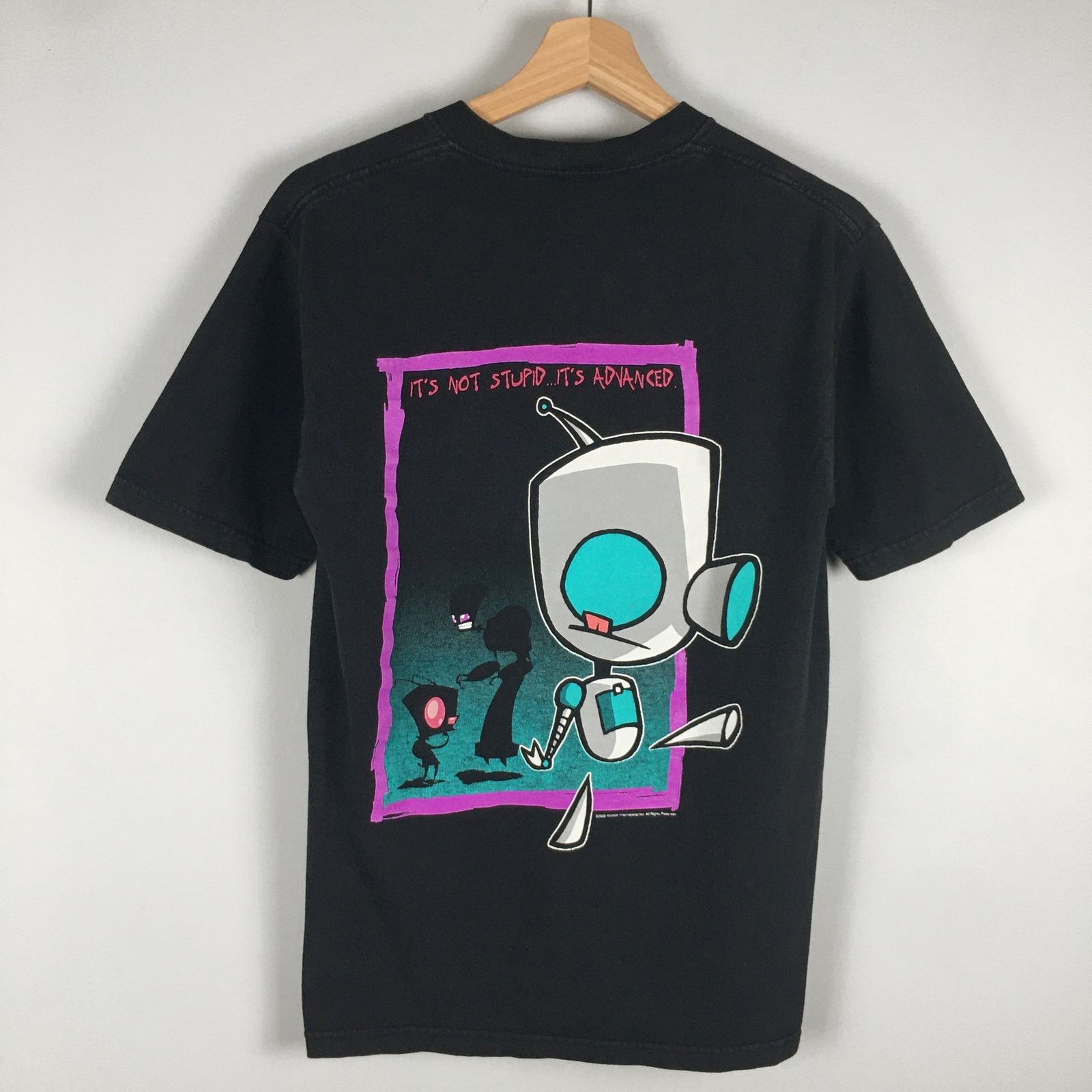 Vintage Rare Vintage 2002 Invader Zim Gir T Shirt Cartoon Tee Goth ...
