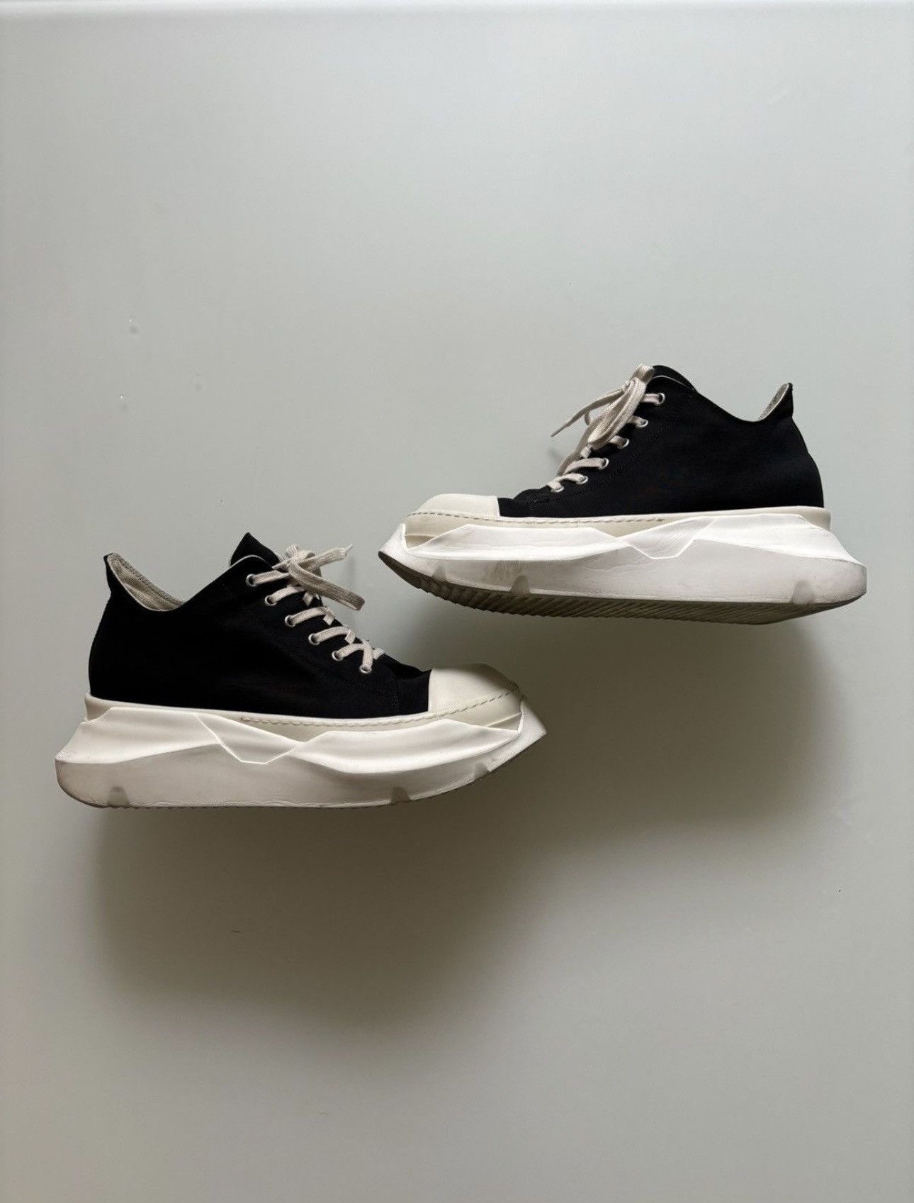 Rick Owens × Rick Owens Drkshdw Rick Owens Ramones Abstract Low | Grailed