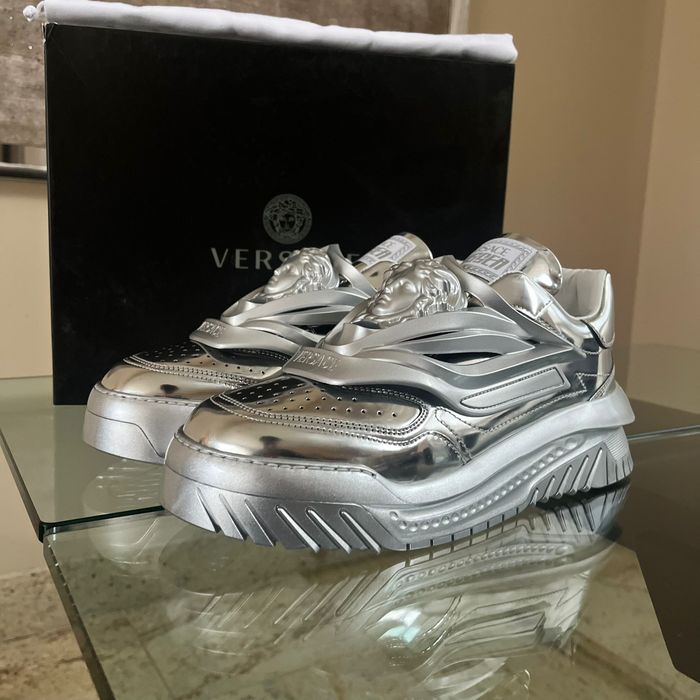 Versace Odissea Sneakers in Silver | Grailed