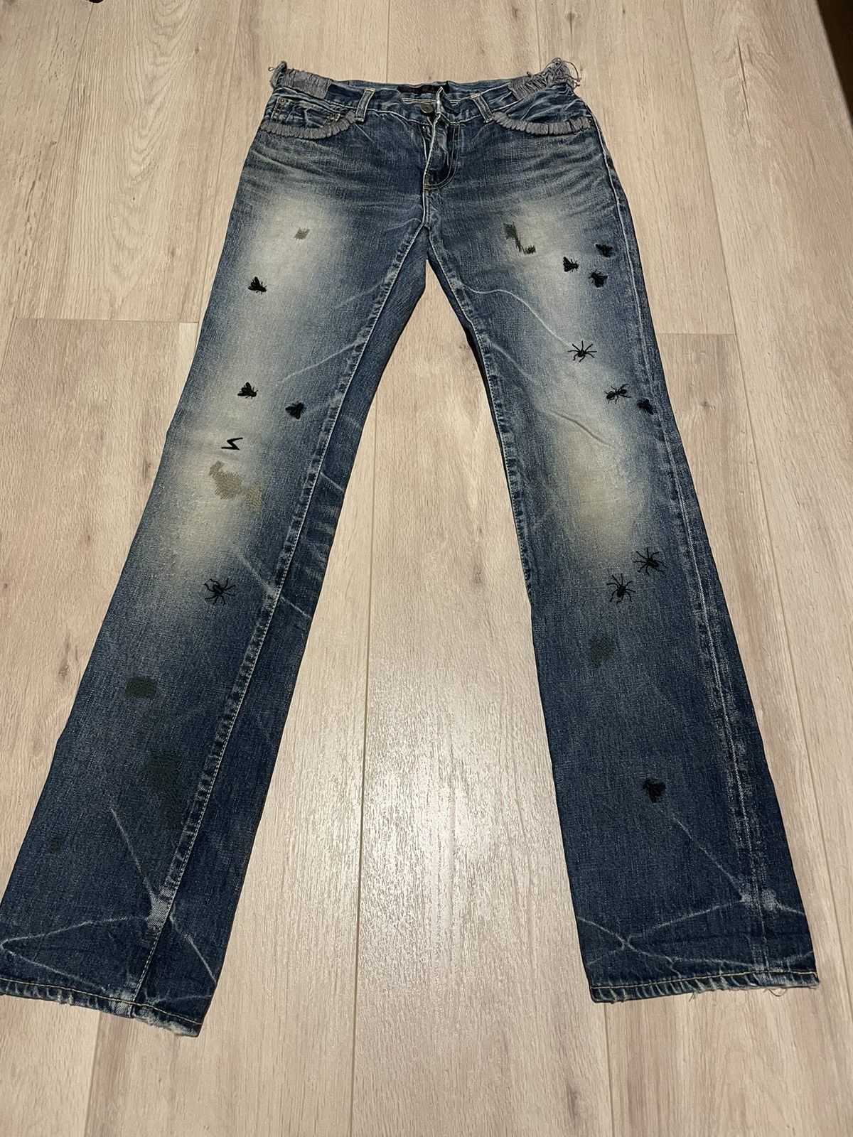 Undercover SOLD Undercover 06 Guruguru Insect Denim | Grailed