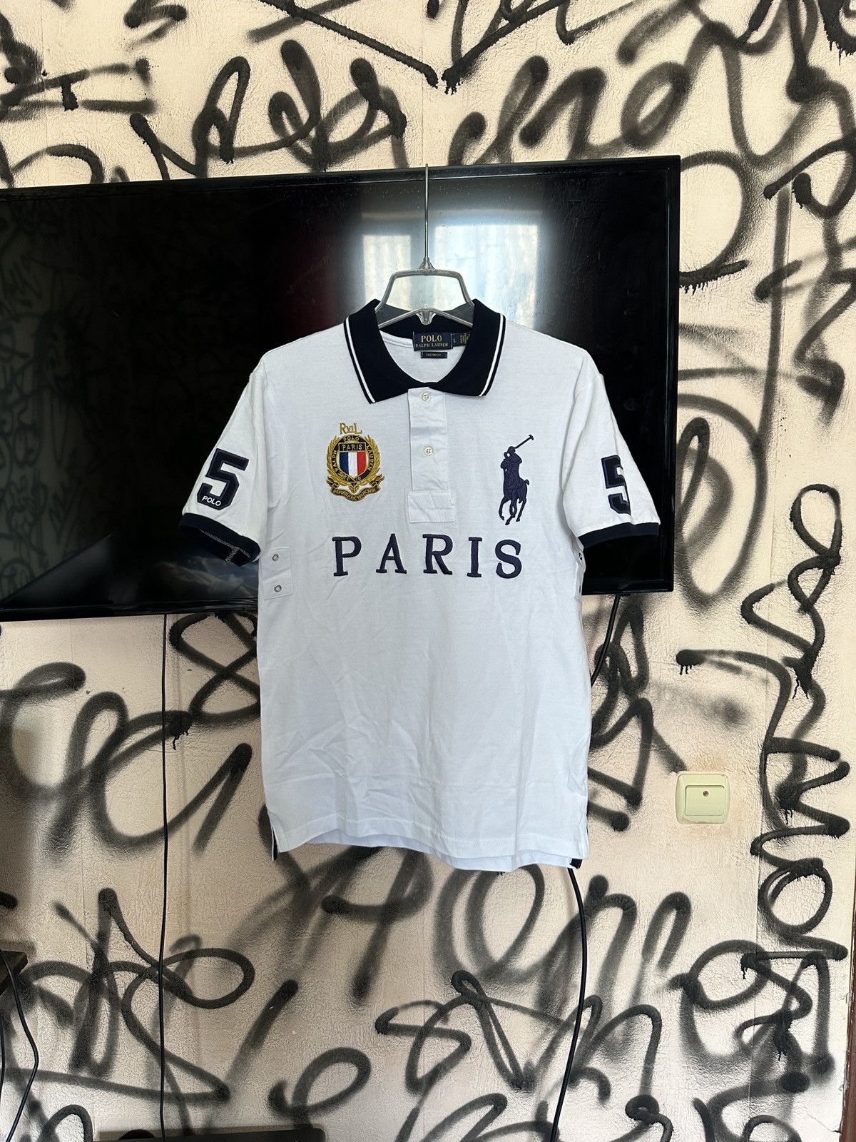 Polo Ralph Lauren × Streetwear × Vintage Polo Ralph Lauren Paris big pony chief keef y2k swag ...