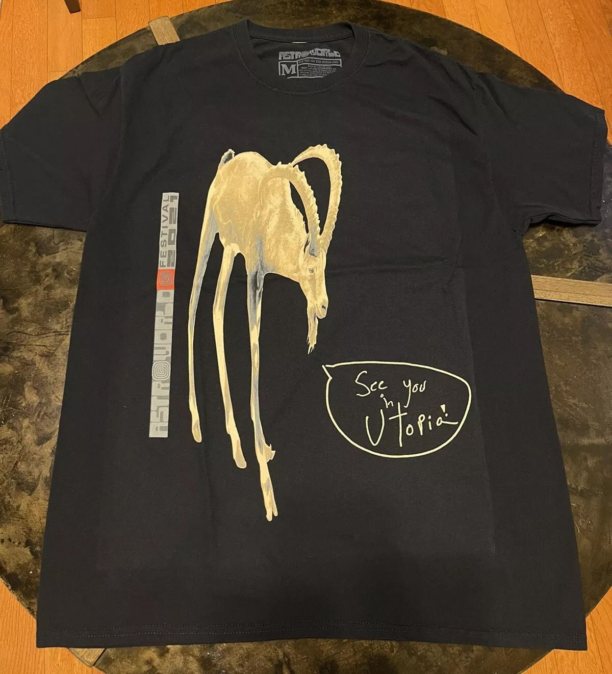 Travis Scott TRAVIS SCOTT Astroworld Festival 2021 Goat Utopia T-Shirt ...