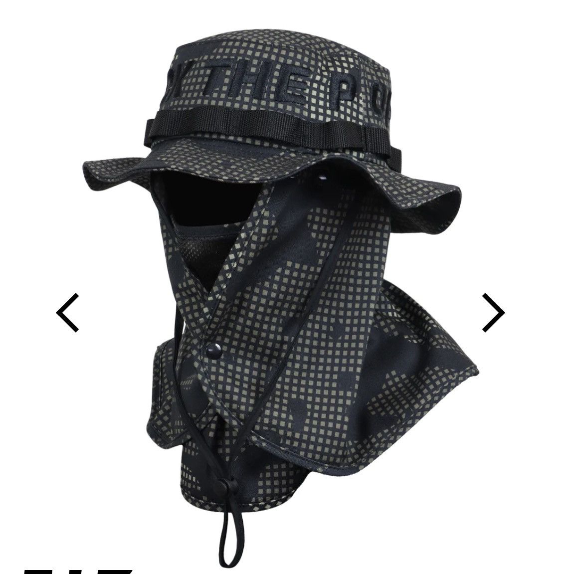 Fuck The Population FTP SPELL OUT FACE MASK BOONIE HAT(NIGHT CAMO ...