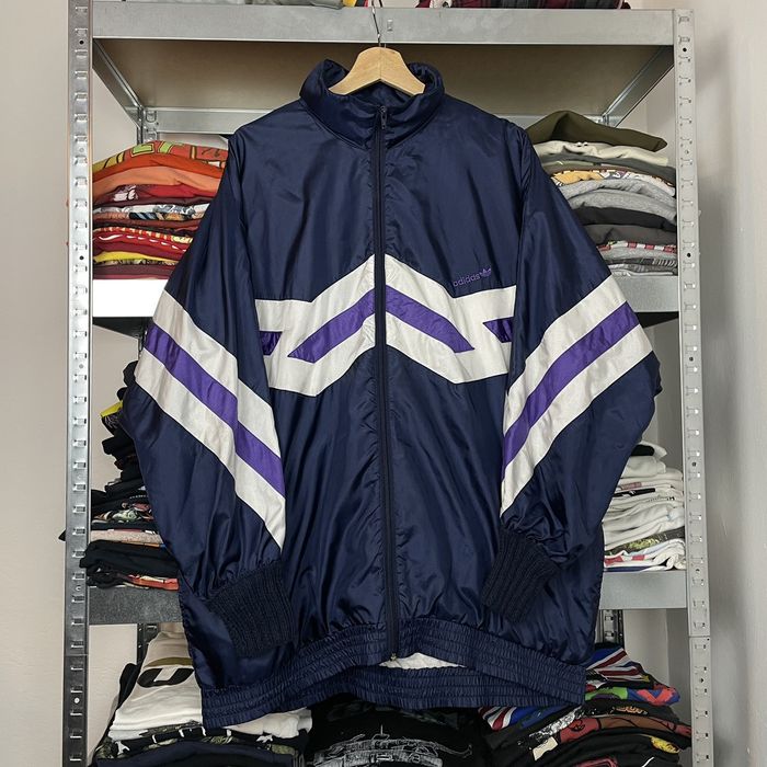 Adidas Adidas Vintage 90s Gray Track Jacket Drip Drill Y2k Rare | Grailed