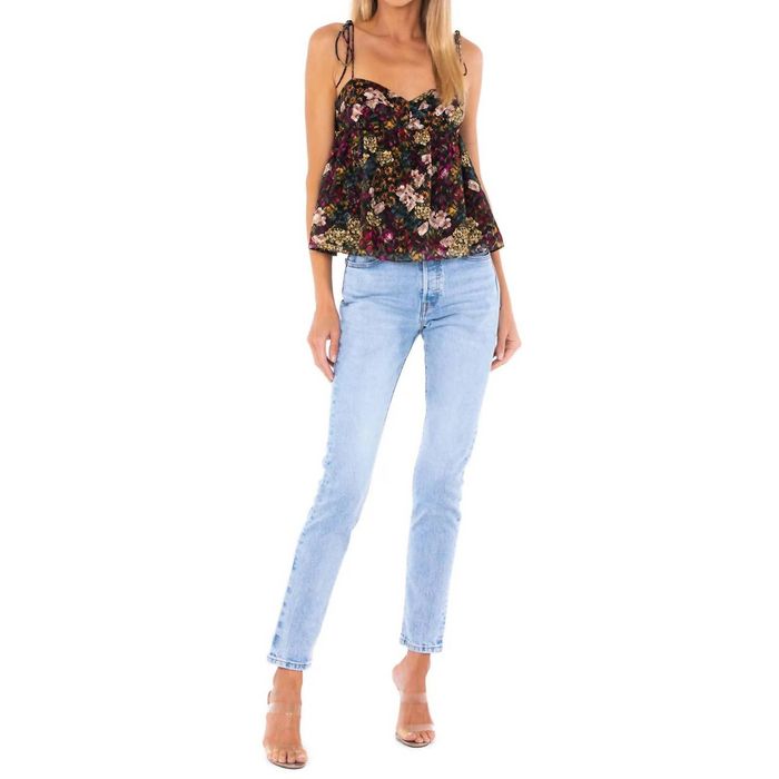 Amanda Uprichard AMANDA UPRICHARD Cece Top In Floret | Grailed