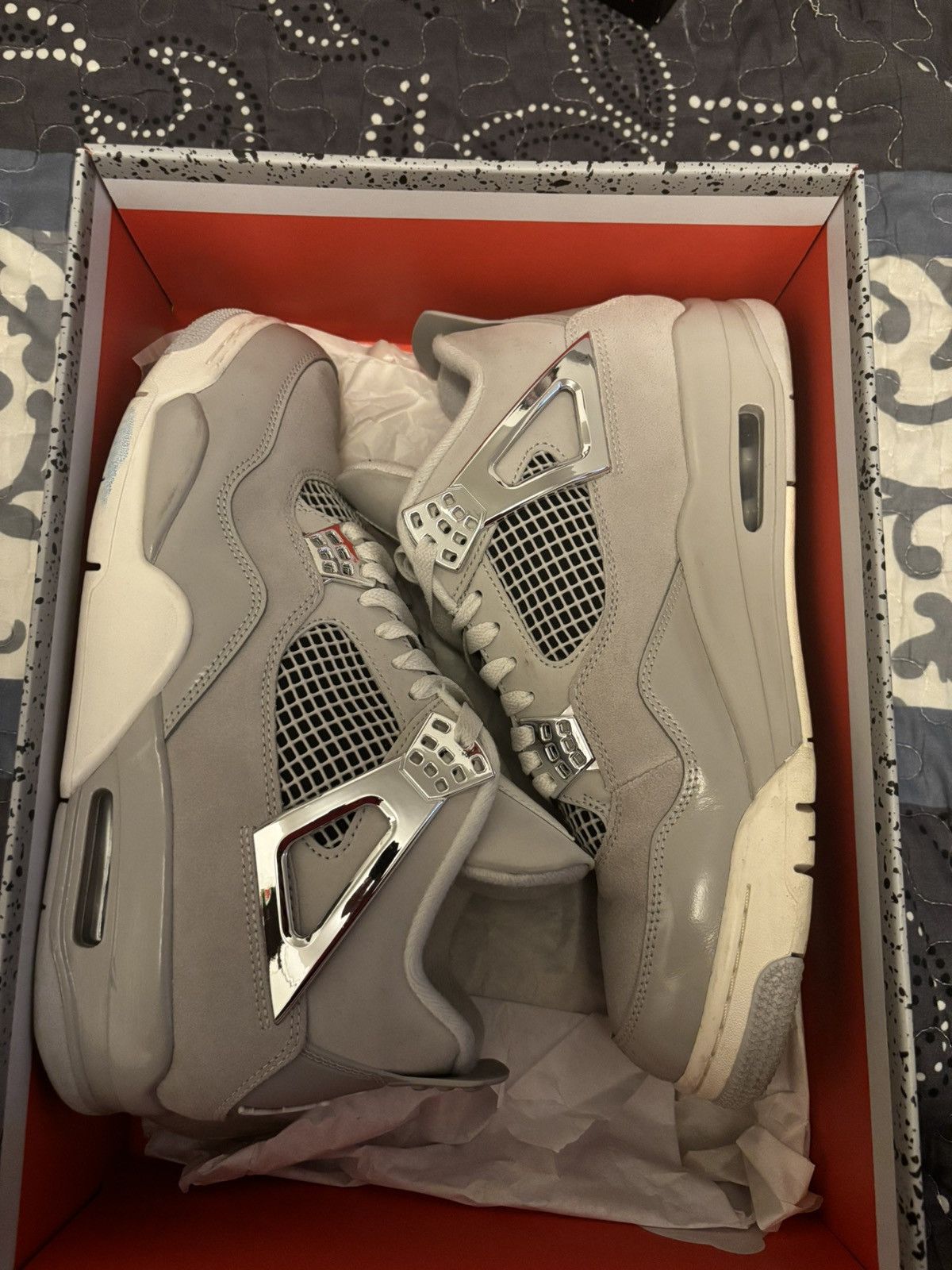 Jordan Brand Frozen Moments Jordan 4s | Grailed