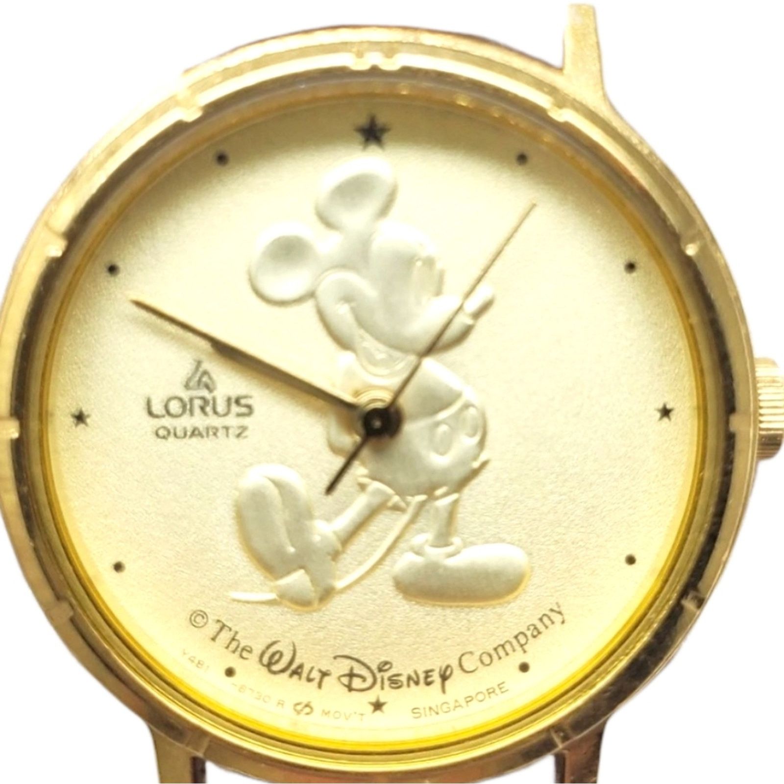 Disney Disney X Lorus Mickey Mouse Gold-toned Vintage Watch | Grailed