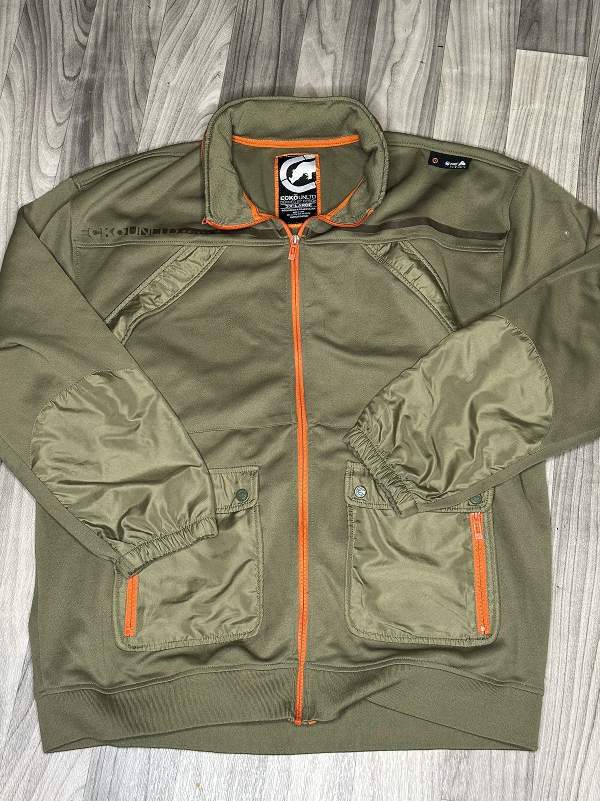 Ecko Unltd. × Streetwear × Vintage ECKO UNLTD MENS HIDDEN HOOD UTILITY ...