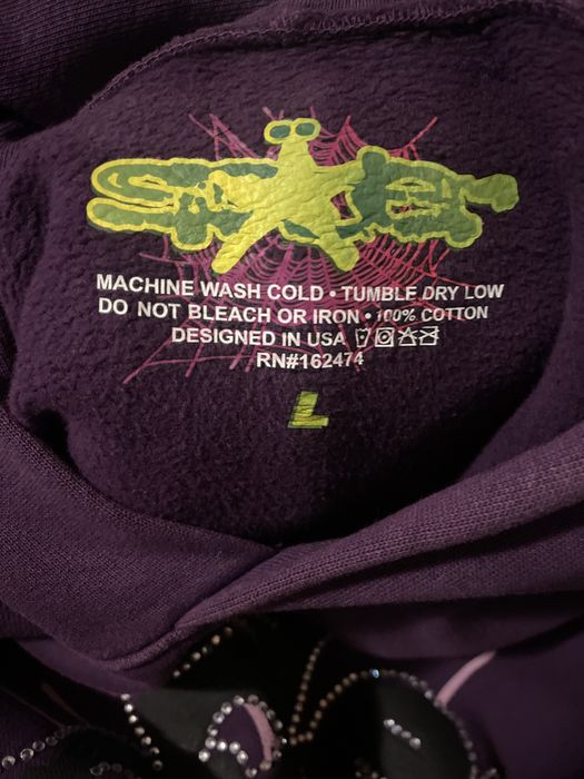 Spider Worldwide Sp5der / Spider WorldWide Hoodie Grape Purple | Grailed