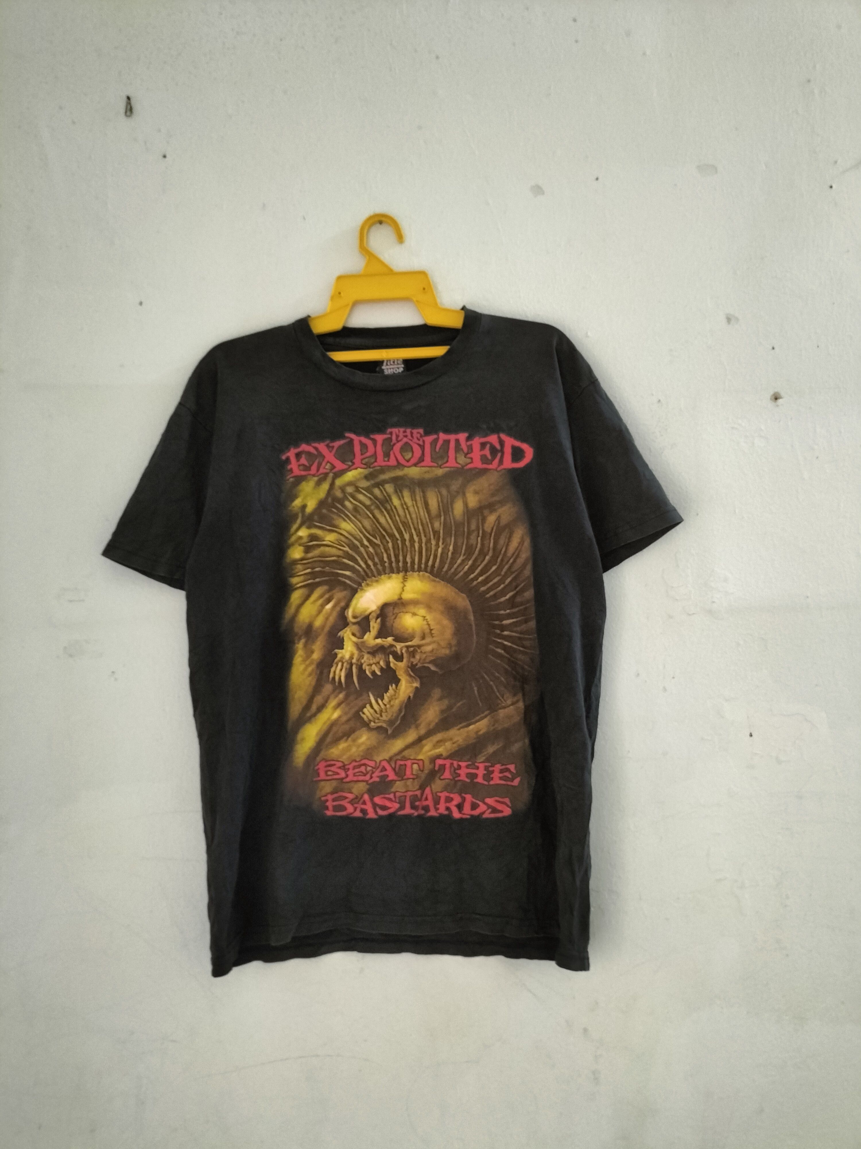 Band Tees × Vintage Vintage 90s The Exploited Beat The Bastard Bootleg Tee | Grailed