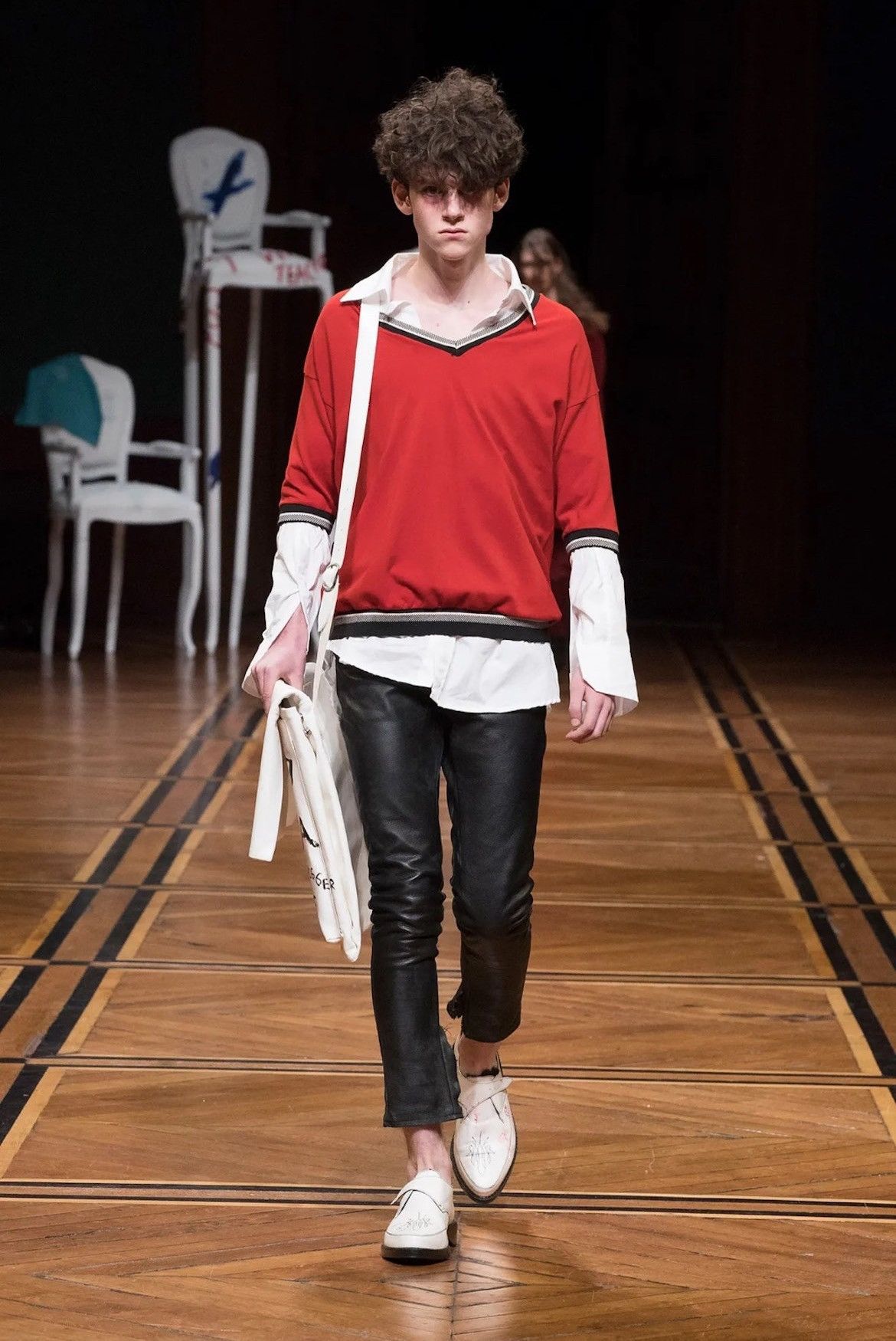 Enfants Riches Deprimes Runway FW18 pique knit shirt | Grailed