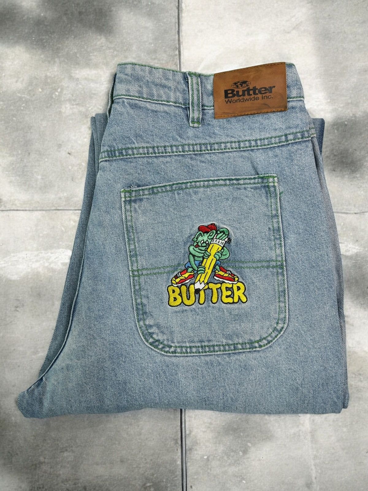 Polar Skate Co. Butter Goods ultra baggy jeans jnco vibe skater swag ...