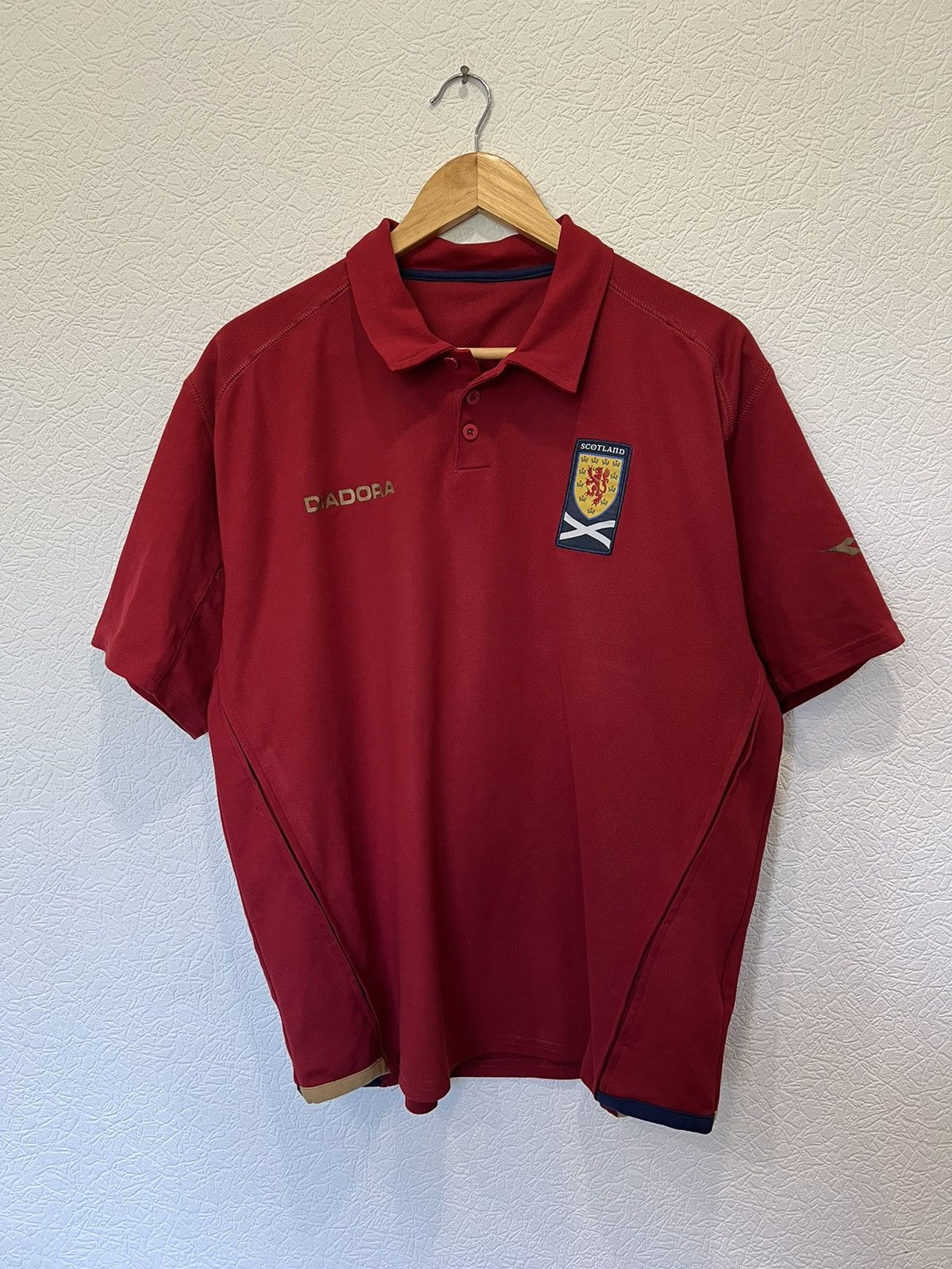 Diadora × Soccer Jersey Diadora Scotland 2008 Third Kit Soccer Jersey ...
