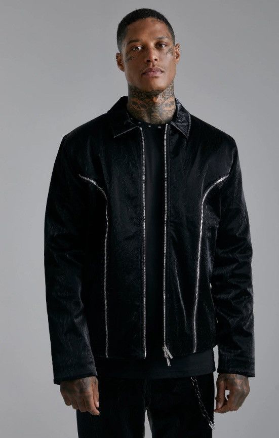 Boohoo boohooMAN Leather jacket | Grailed