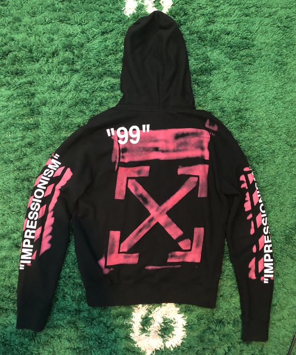 Off-White Off-White "IMPRESSIONISM" Stencil Hoodie | Grailed
