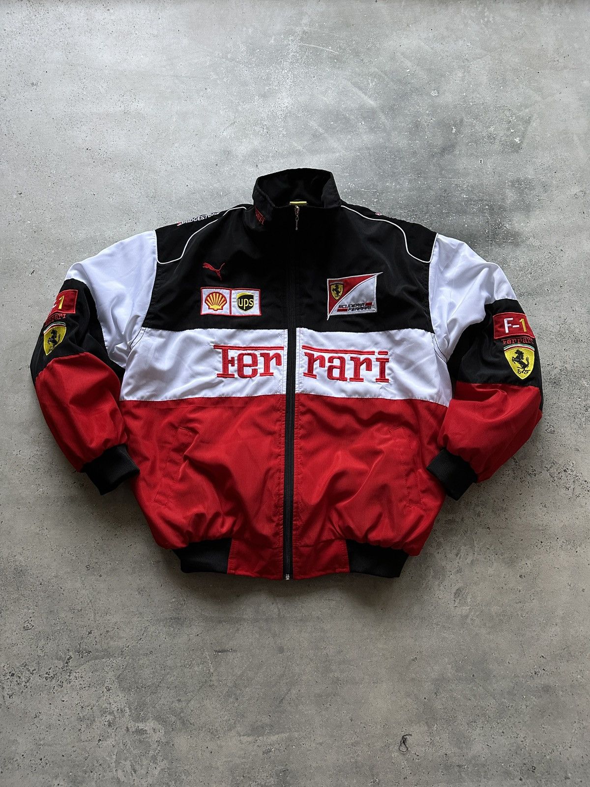 Ferrari × Racing × Vintage VINTAGE FERRARI FORMULA-1 RACING JACKET ...