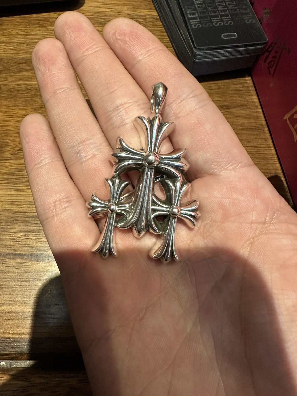 Chrome Hearts Chrome hearts triple cross | Grailed