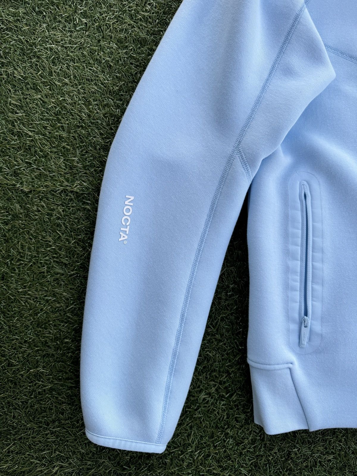 Nike × Nocta Nocta Nike Tech Fleece Baby Blue Zip Up Hoodie | Grailed
