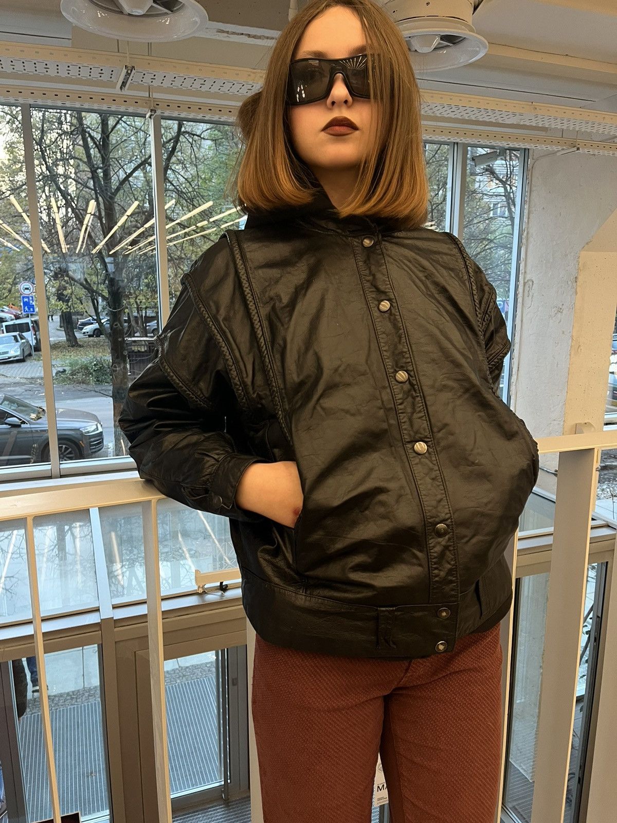 Genuine Leather × Leather Jacket × Vintage Leather jacket woman vintage ...