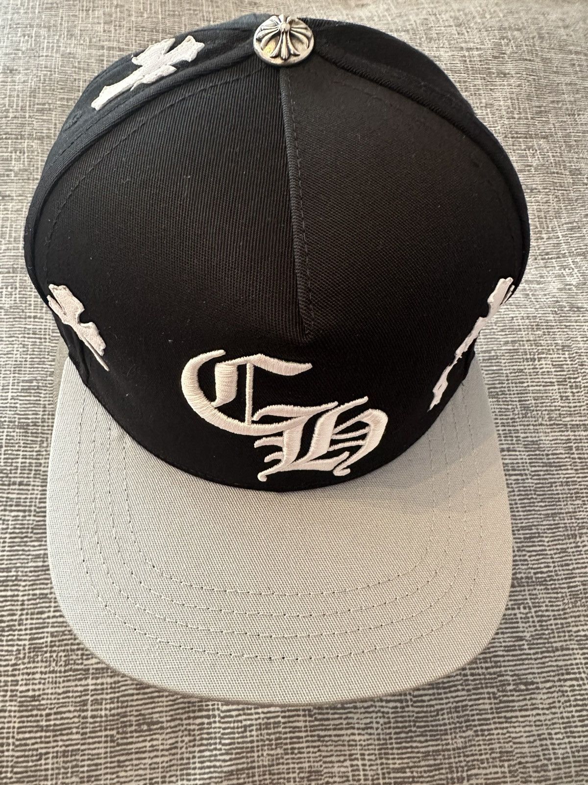 Chrome Hearts Chrome Hearts Leather Cross Patch Monogram Hat | Grailed