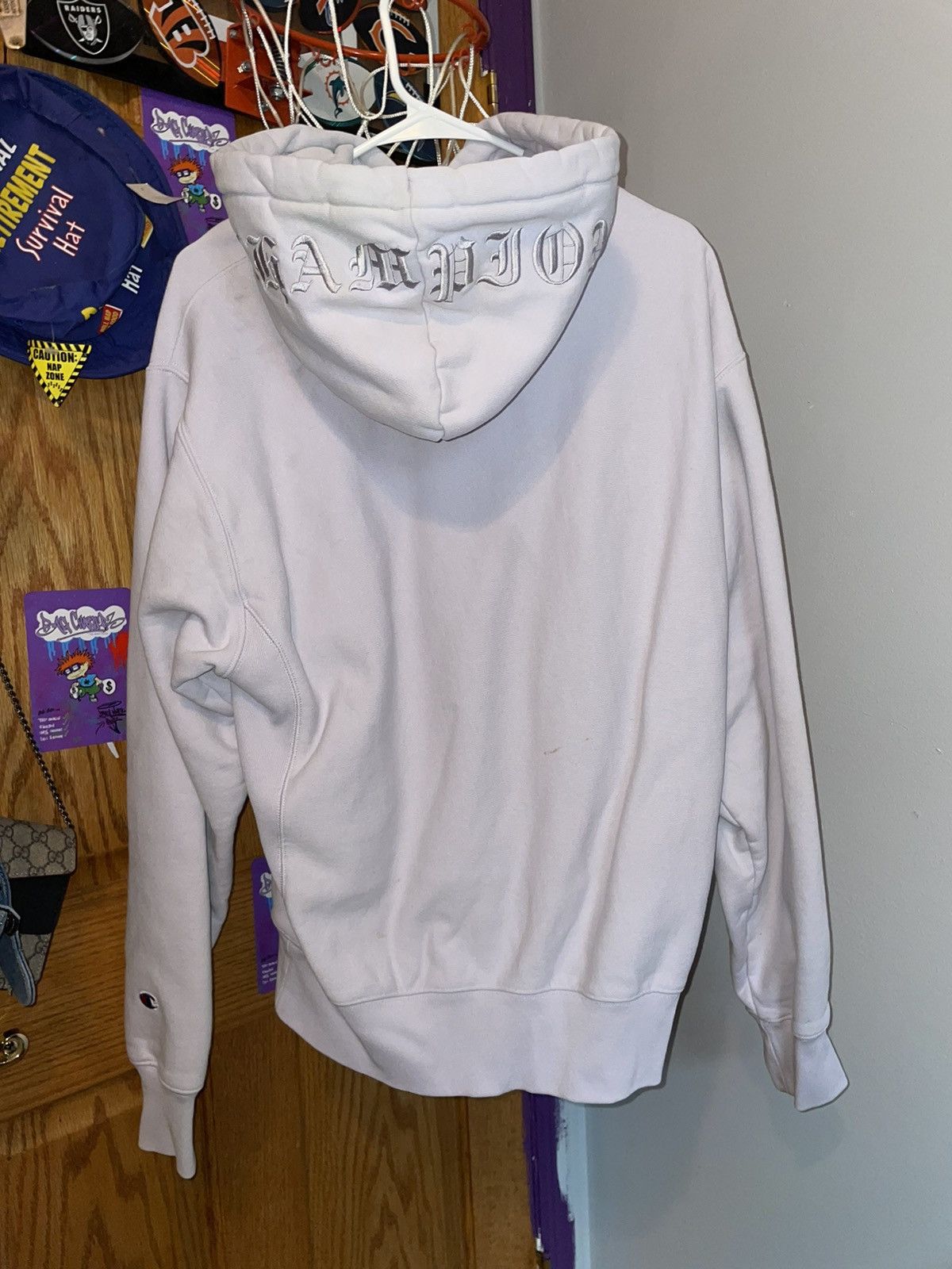 Champion × Streetwear × Vintage Champion Hooded With Chromeheart font ...