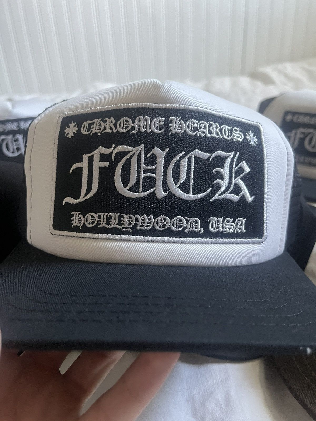 Chrome Hearts Chrome hearts Fuck hat | Grailed