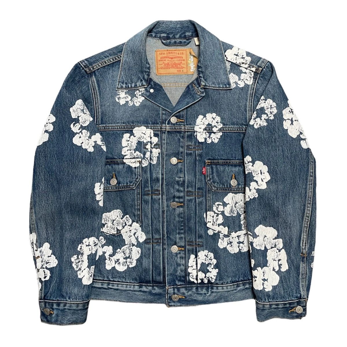 DENIM TEARS Denim Tears x Levi's Denim Jacket Dark Wash | Grailed