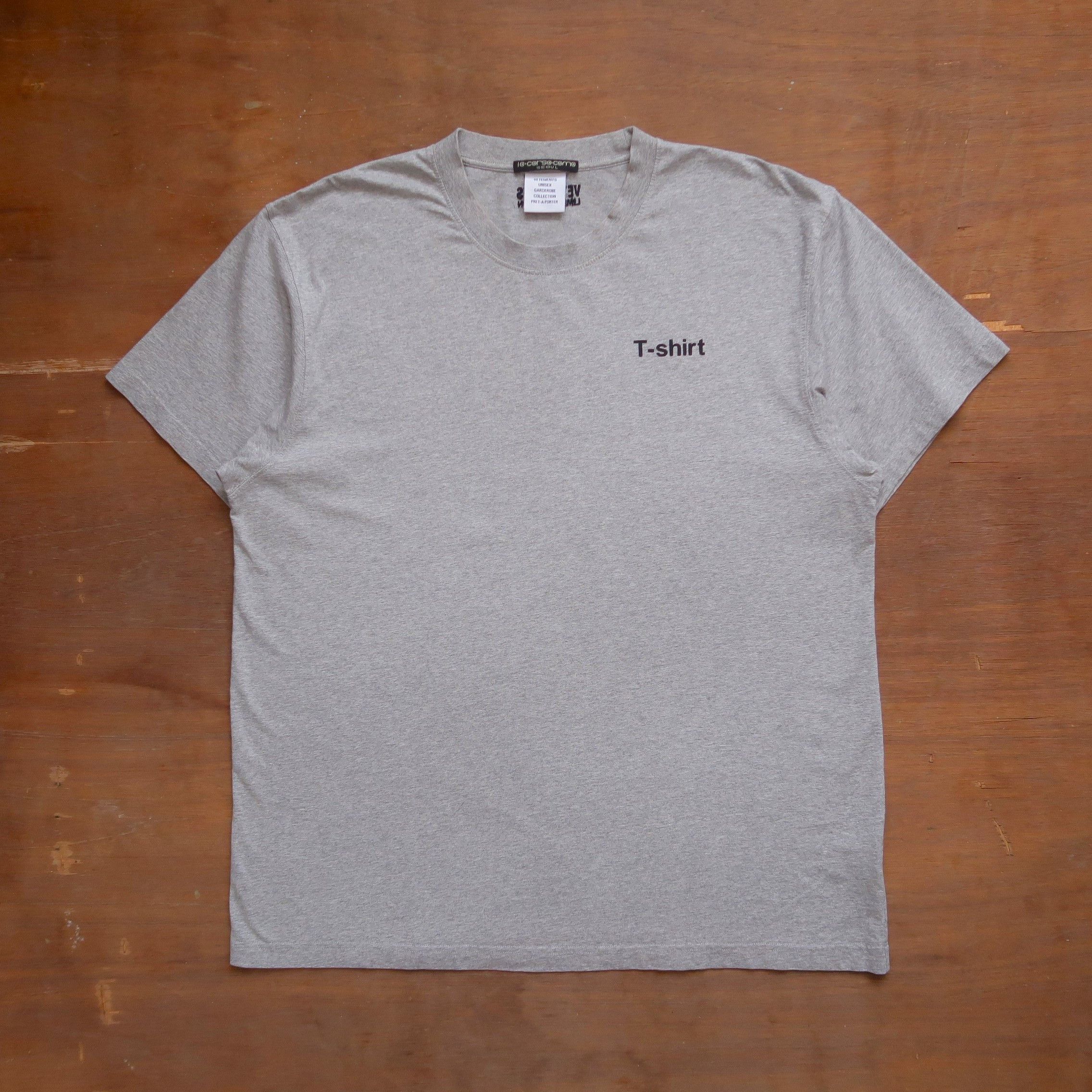 Vetements Vetements Limited Edition x 10 Corso Como T-Shirt Definition ...