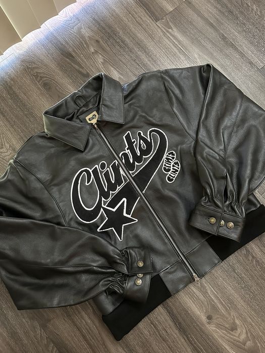 Clints Co Leather Clints Inc Bully Bomber Jacket New XL | Grailed