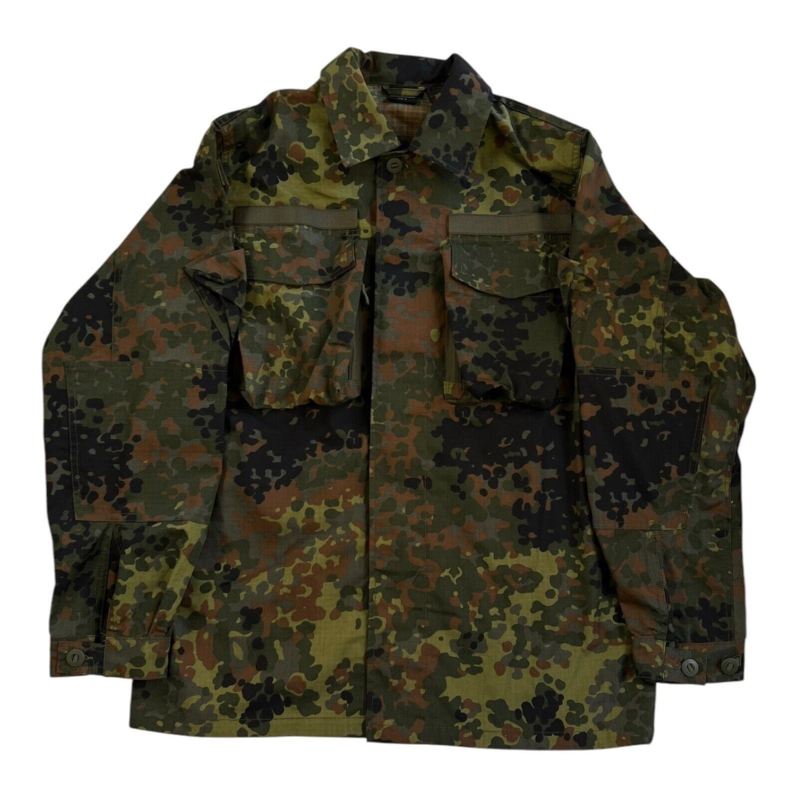 Vintage Mil-Tec Teesar Smock Shirt Gen-II German Flecktarn Camo Long ...