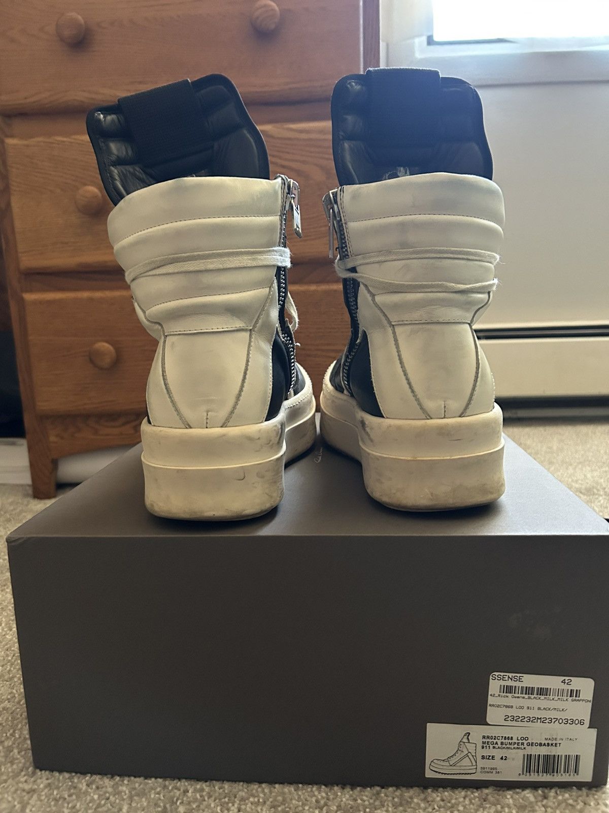 Rick Owens Rick Owens Mega Bumper Geobasket | Grailed