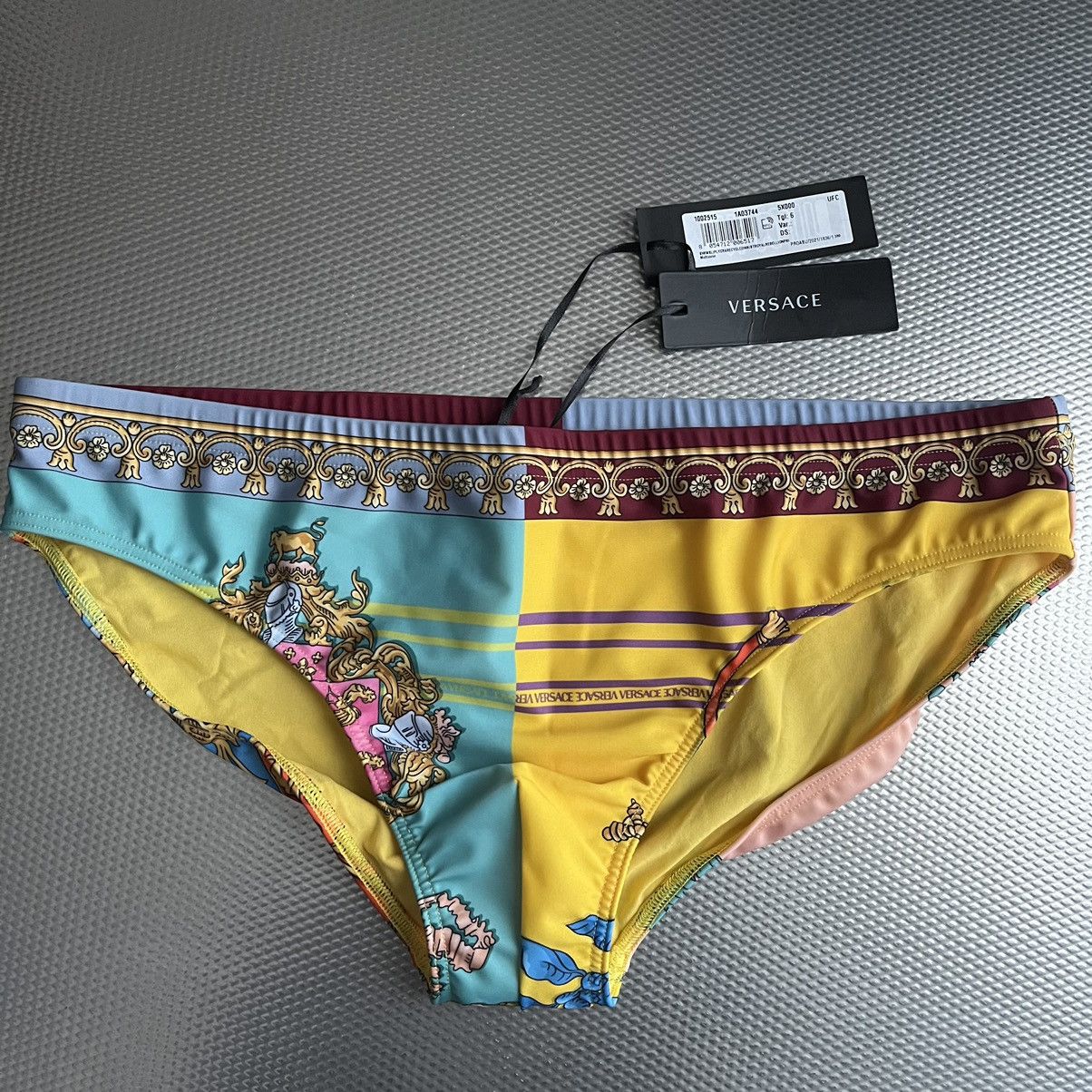 Versace Versace Royal Rebellion printed swim briefs | Grailed