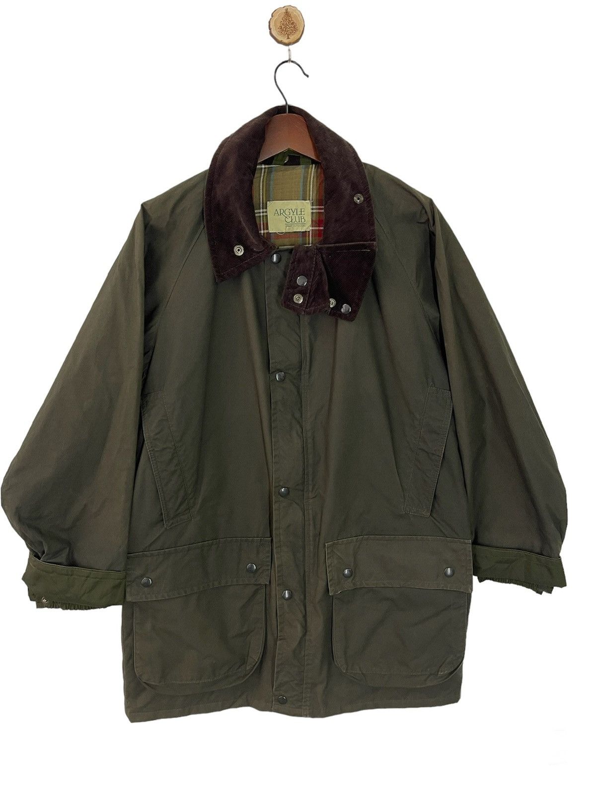 Hunt Club × Streetwear × Vintage VINTAGE HUNTING JACKET ARGYLE CLUB ...