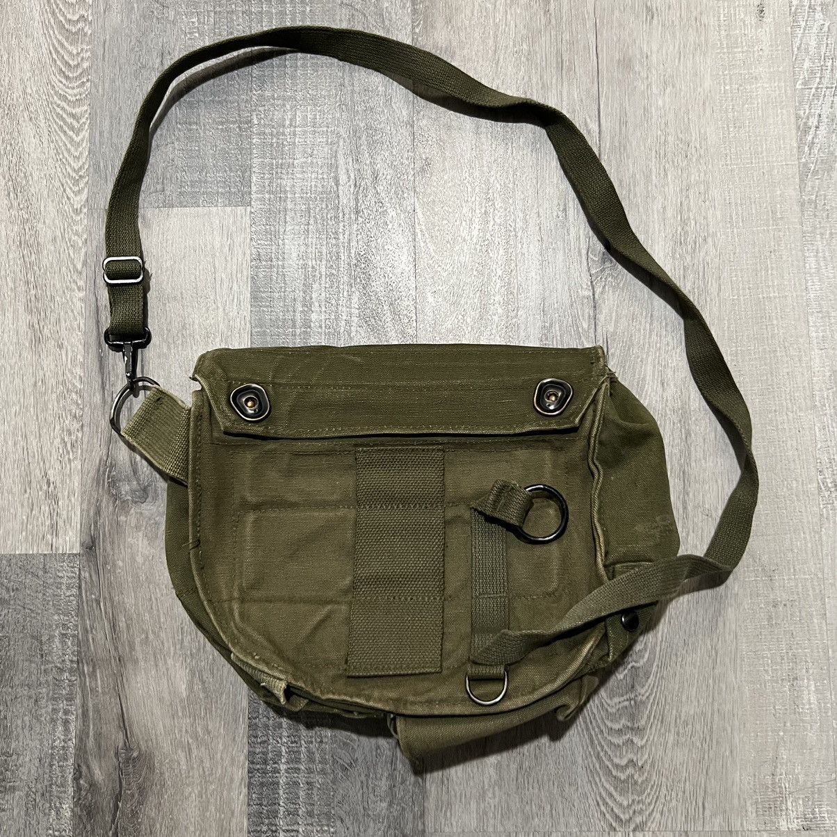 Vintage Original U.S. M17 Gas Mask Green Bag for USMC Military Army ...
