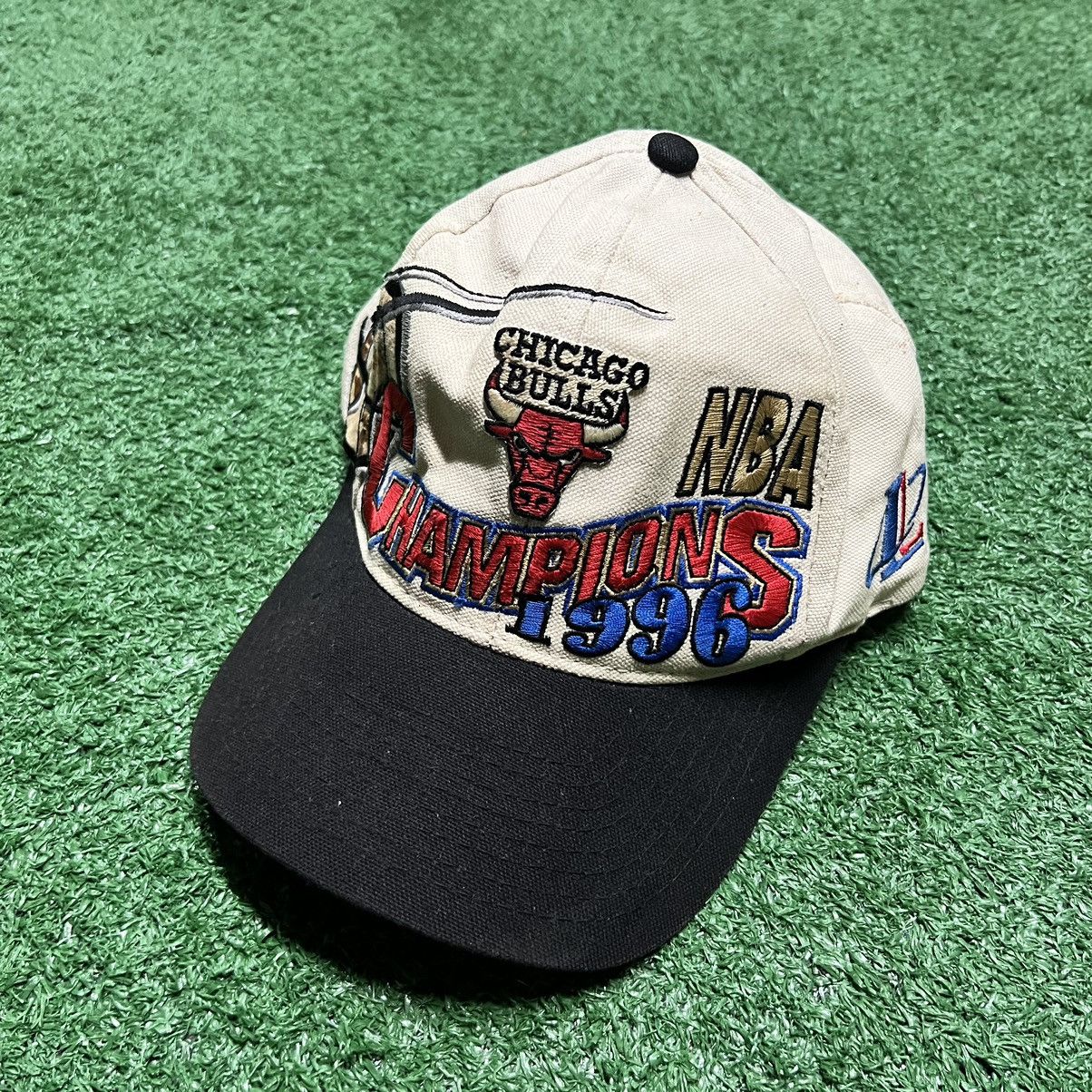 Vintage Vintage 1996 Chicago Bulls NBA Championship Embroidered Hat ...