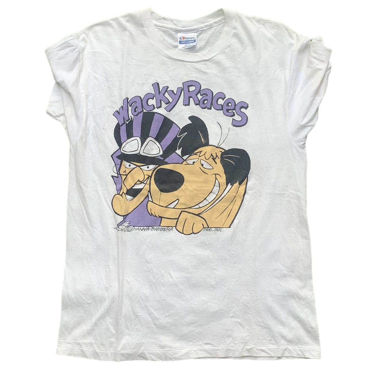 Cartoon Network × Hanes × Vintage Vintage 90s Wacky Racer Hanna Barbera ...