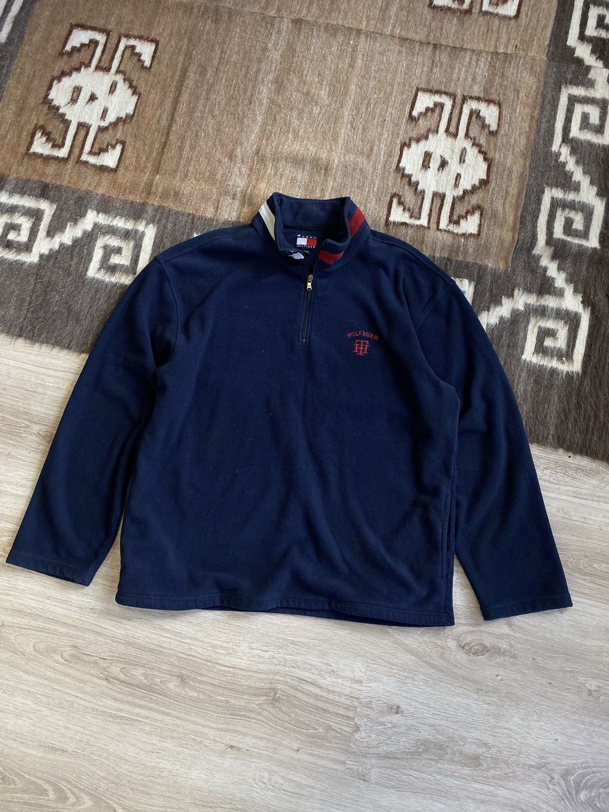 Tommy Hilfiger × Vintage Tommy Hilfiger 90s Half Zip Fleece Pullover ...