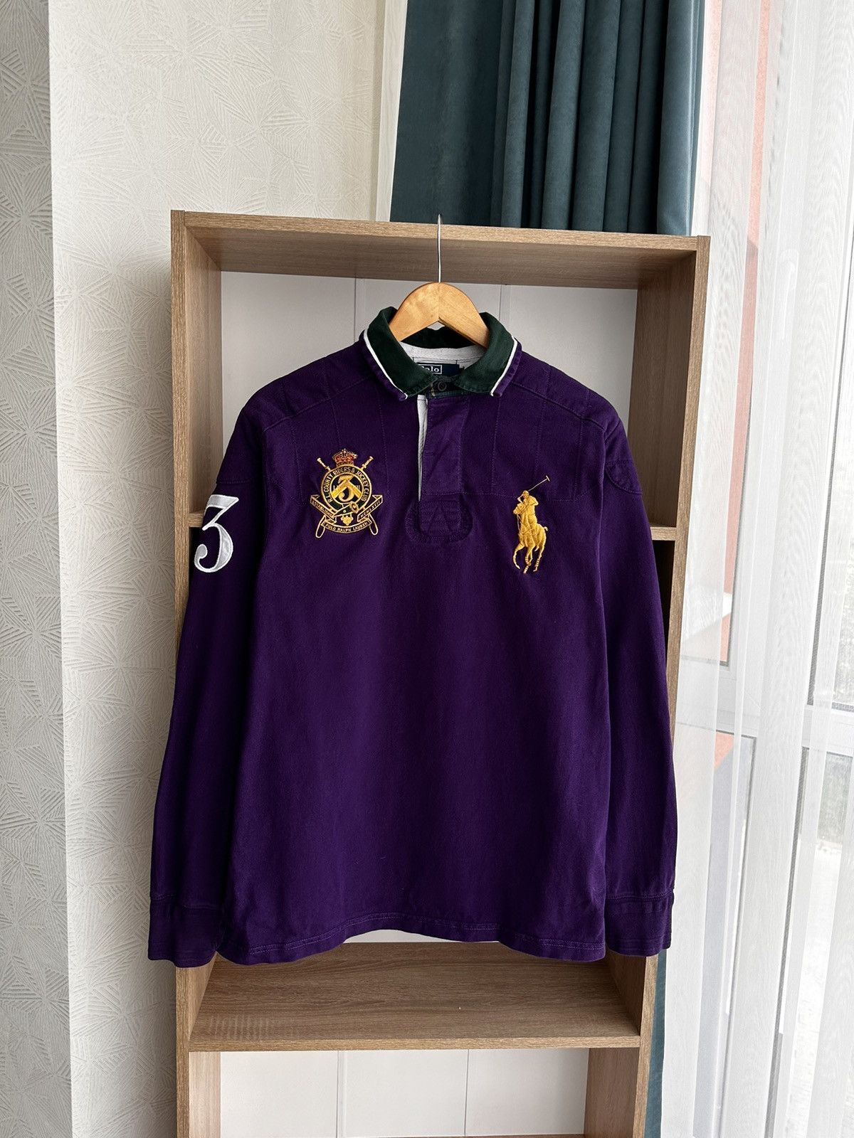 Ralph Lauren Vintage Polo Ralph Lauren RRL Jockey Club Rugby Sweatshirt ...