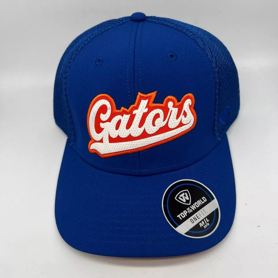 Top Of The World Florida Gators NCAA M/L Hat Stretch Fitted Cap Blue ...