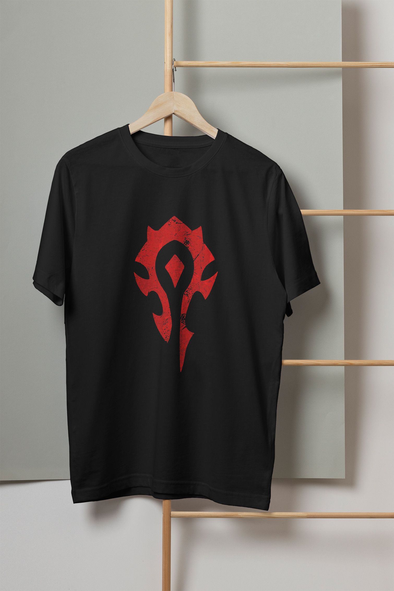 Streetwear WoW Horde Symbol, Red - Unisex Softstyle T-Shirt | Grailed