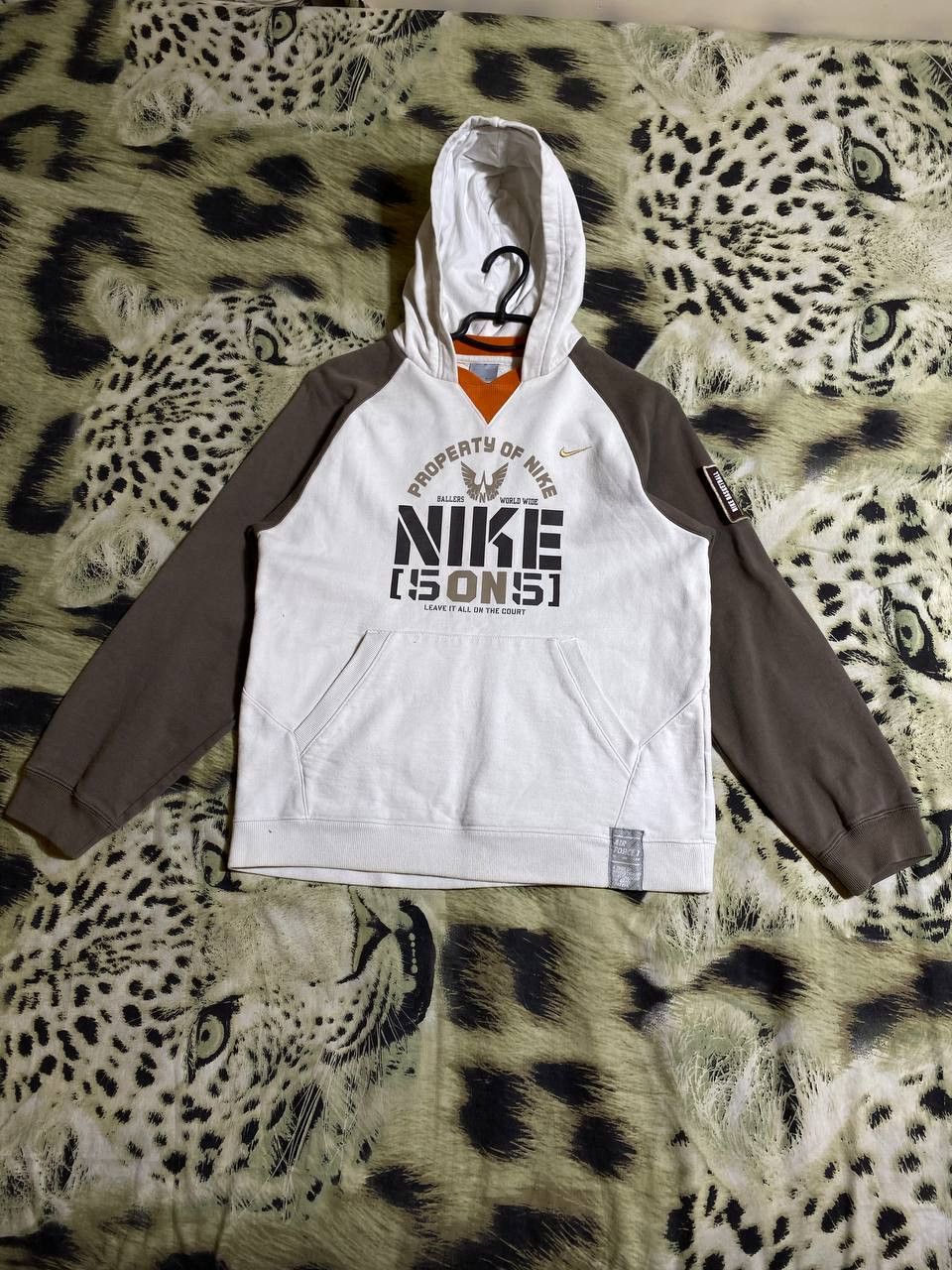 Nike × Streetwear × Vintage NIKE TEDDY FLEECE VINTAGE CENTER LOGO ...