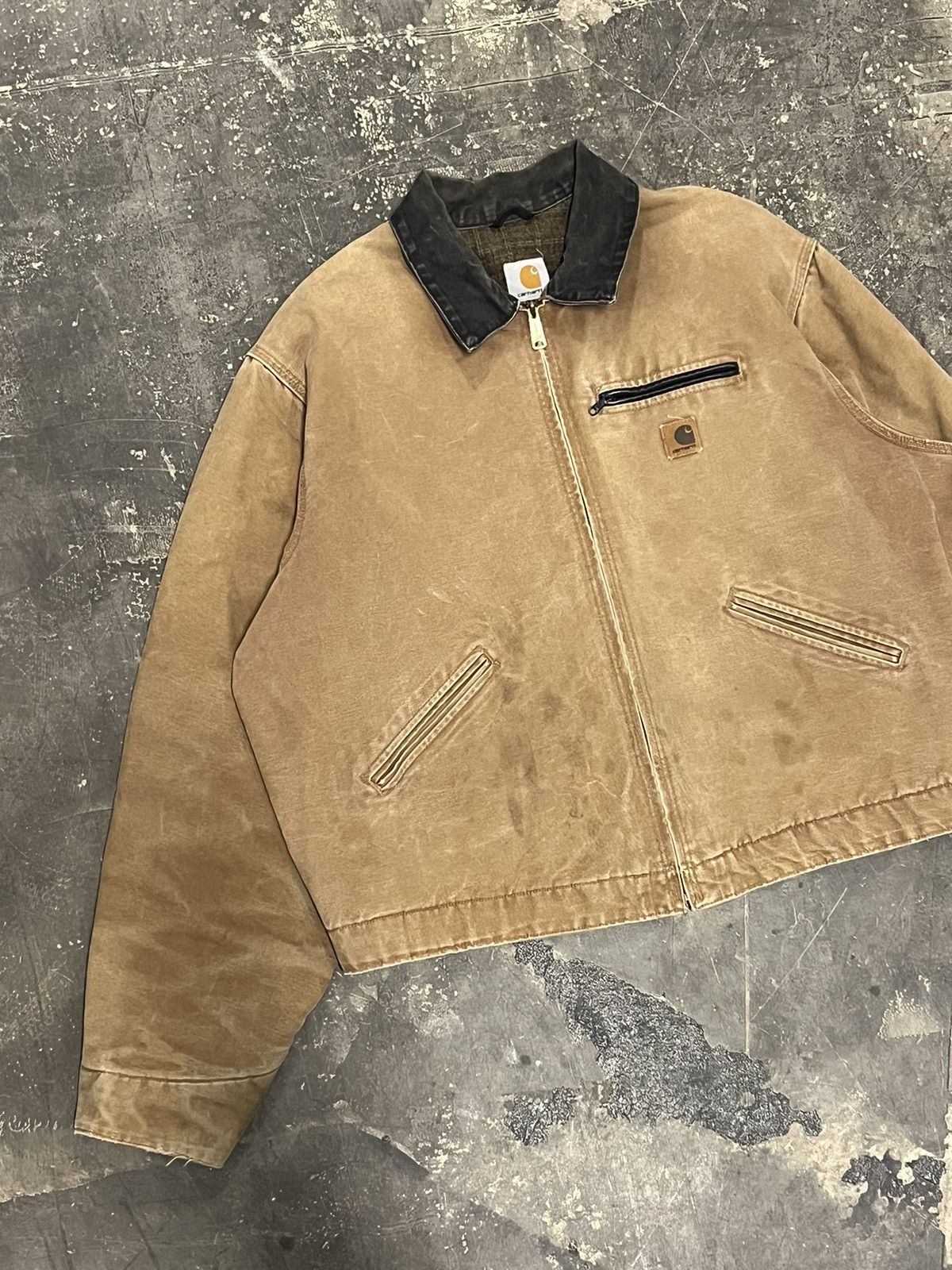 Vintage Rare vintage j97 carhartt Detroit jacket | Grailed