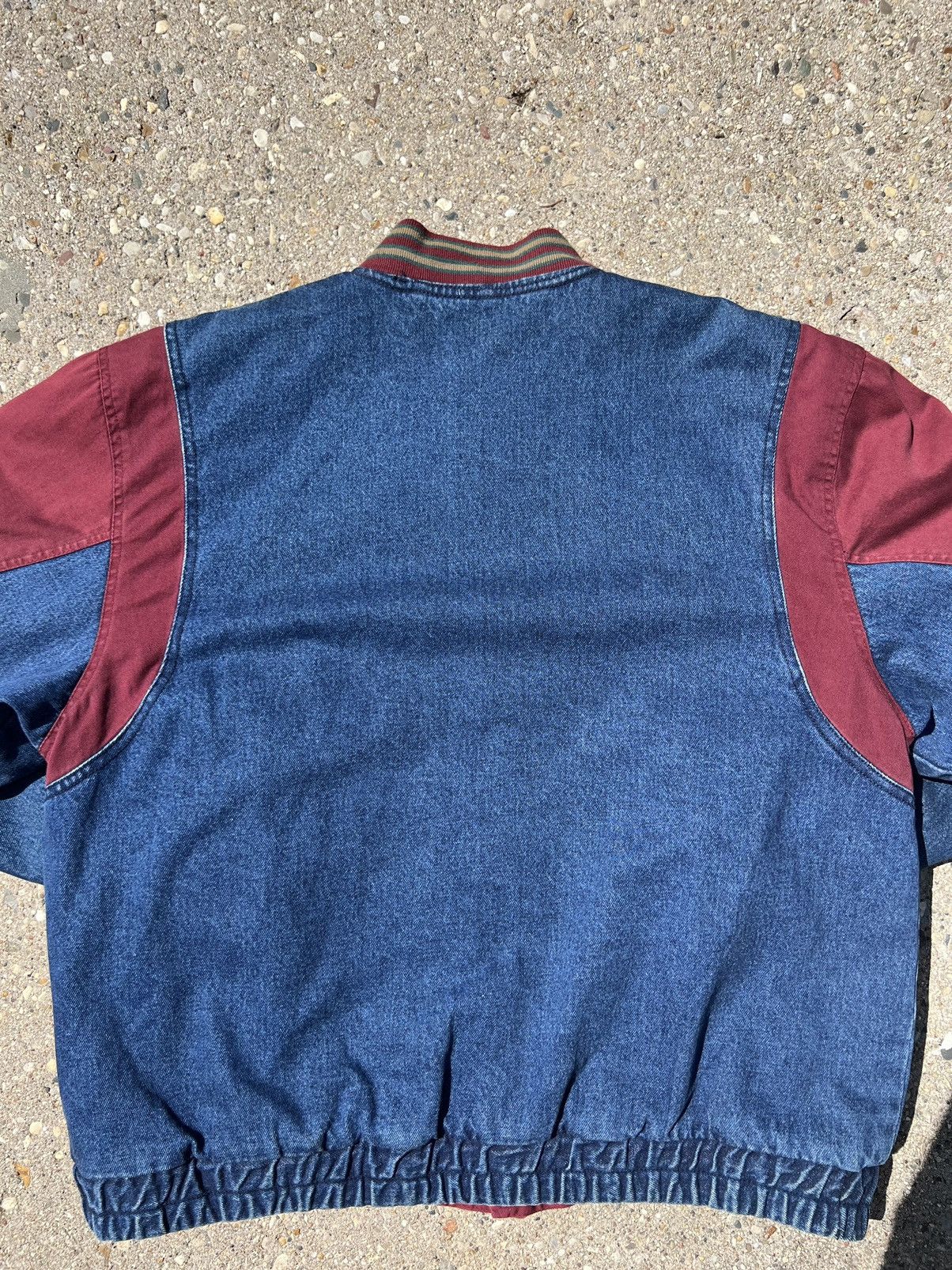 Denim Jacket × Varsity Jacket × Vintage Vintage Denim Varsity/Bomber ...