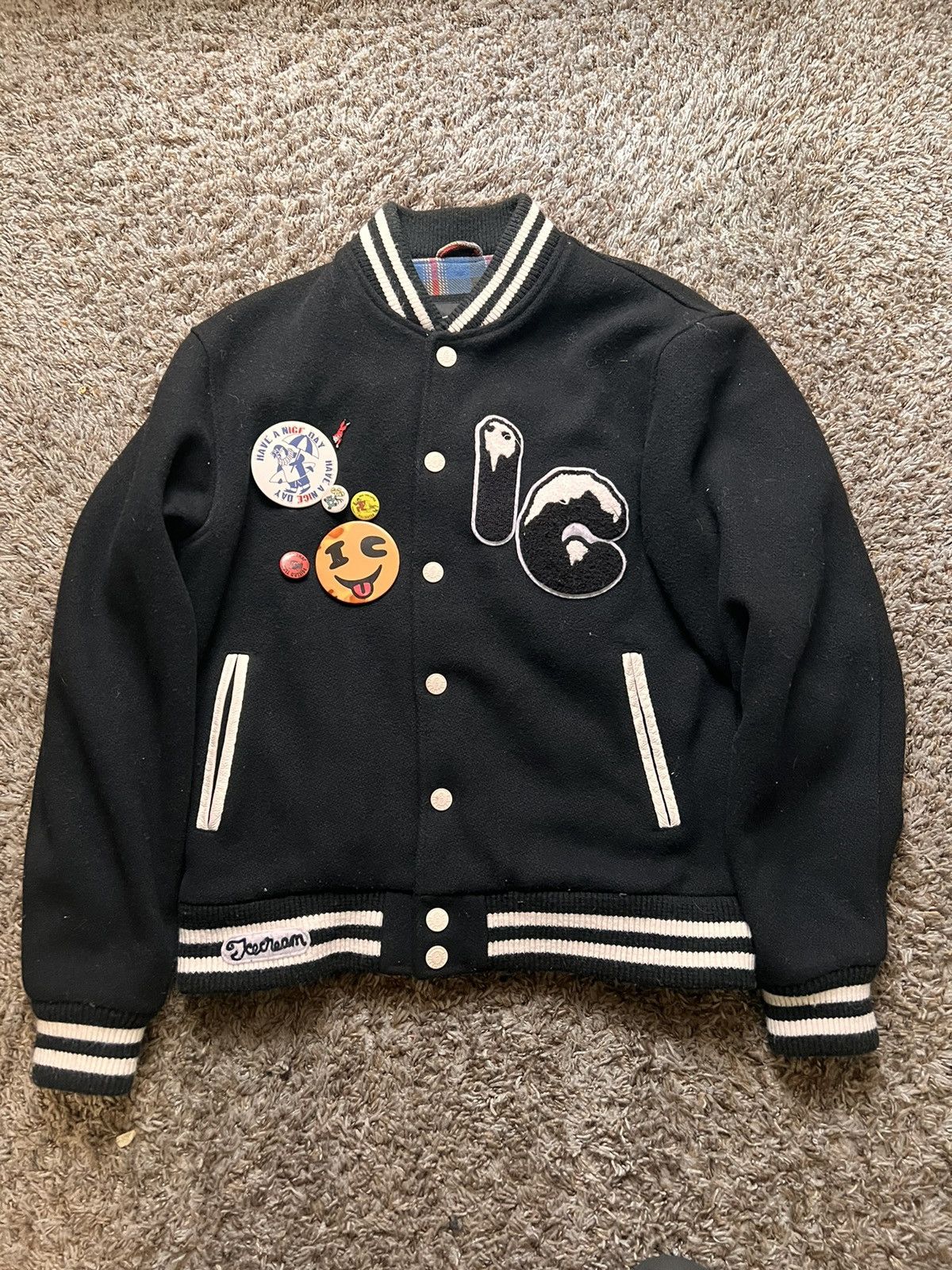 Icecream Ice cream varsity jacket | Grailed
