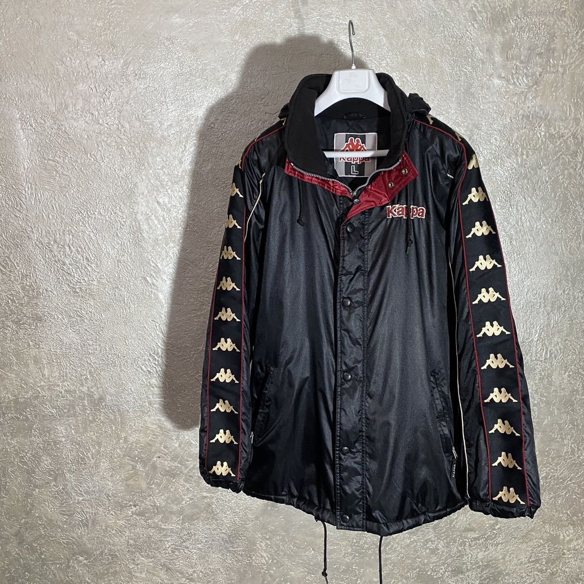 Kappa × Soccer Jersey × Vintage RARE 🔥 KAPPA 1990s Nylon Football Coach Jacket Blokecore y2k ...